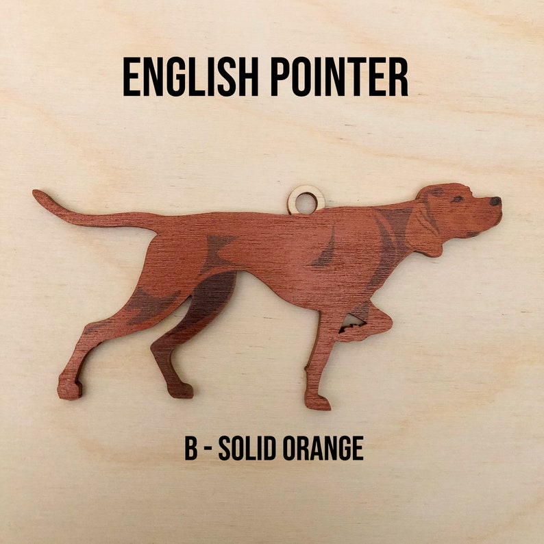 English Pointer - Dog Ornament - Etsy