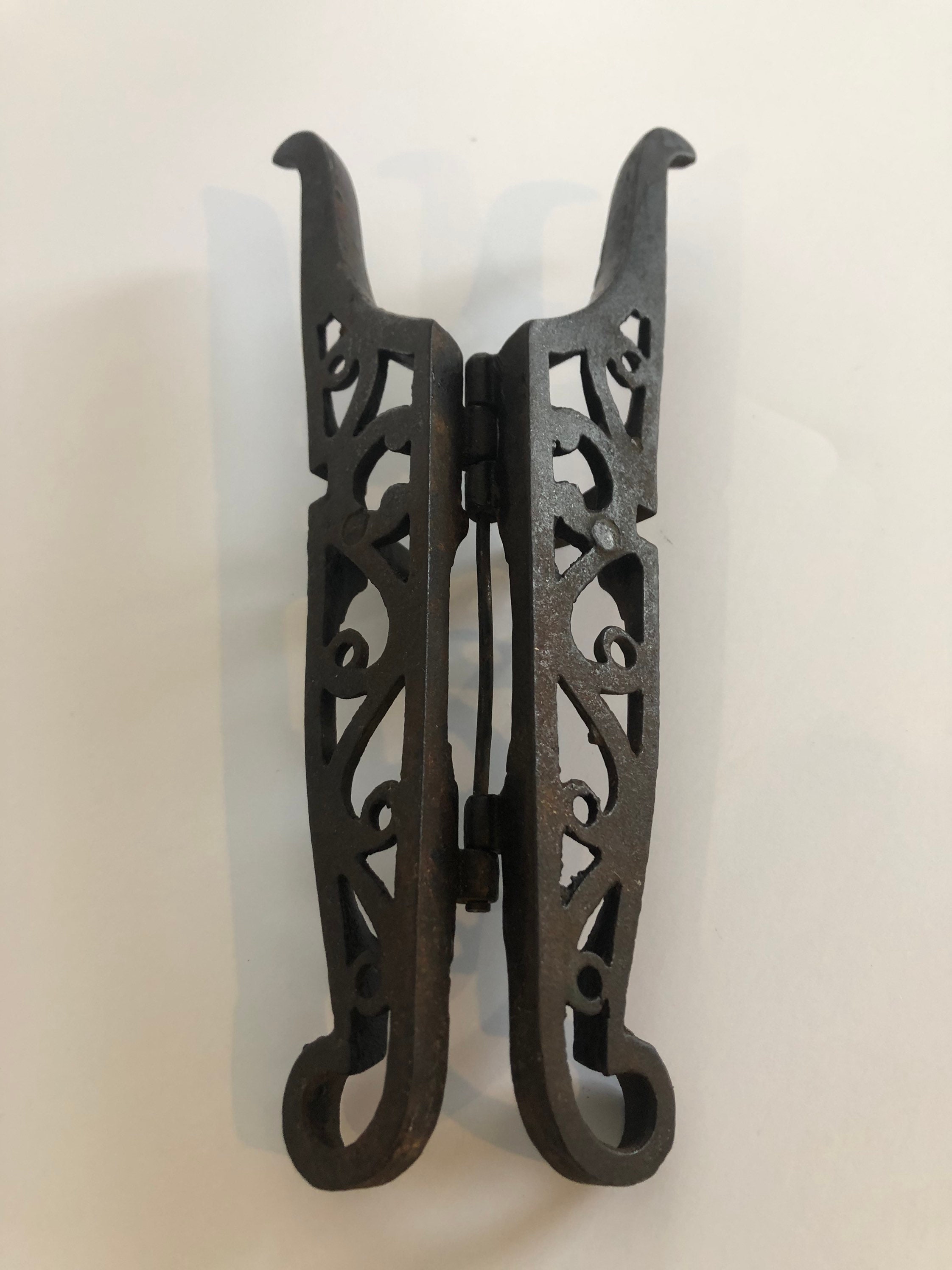 Antique FOLDING BOOT JACK, Cast Iron, Unusual Design, Collectible - Etsy