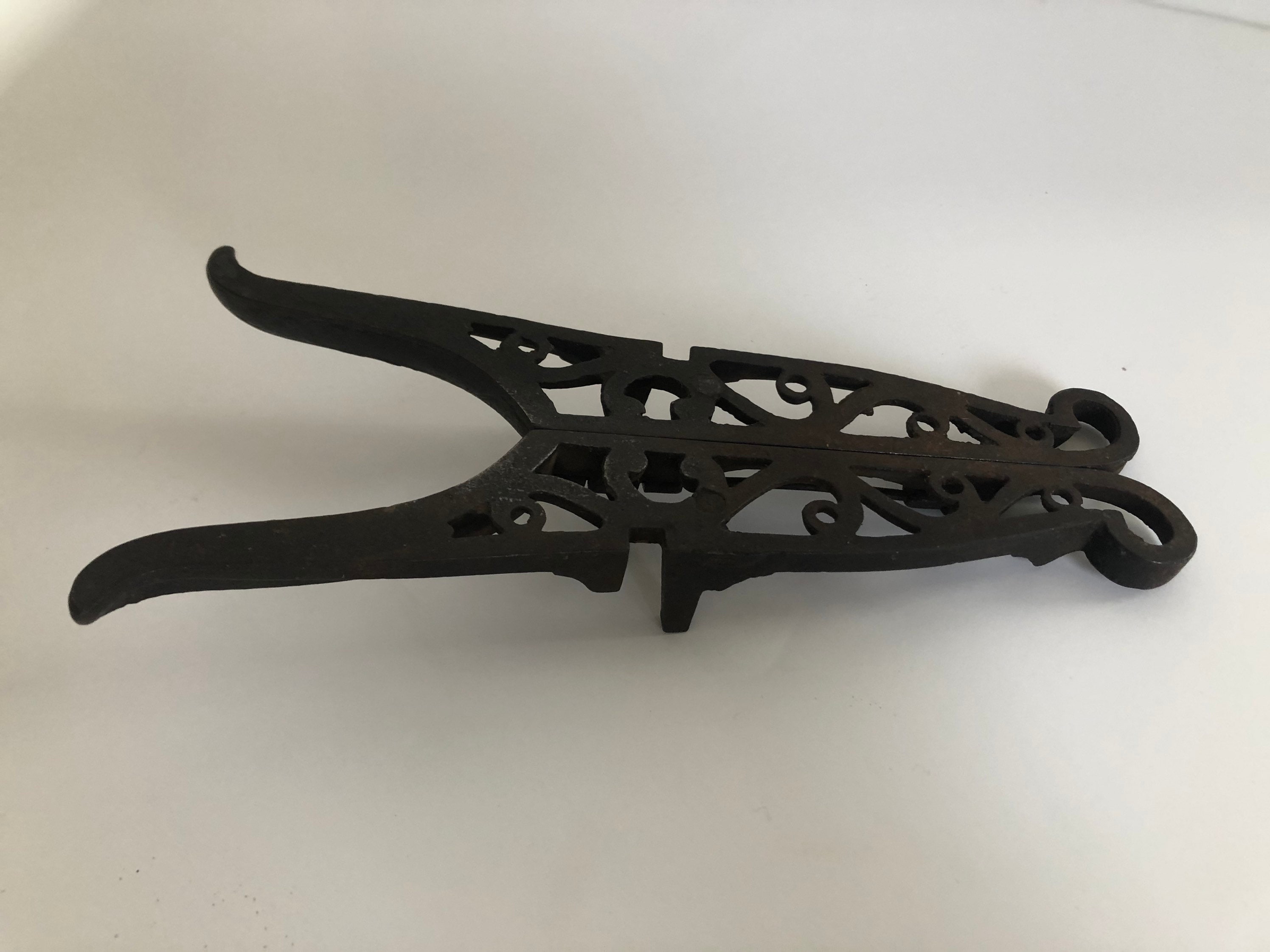 Antique FOLDING BOOT JACK, Cast Iron, Unusual Design, Collectible - Etsy