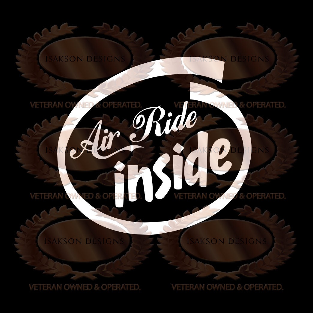 Air Ride Inside Decal | Etsy