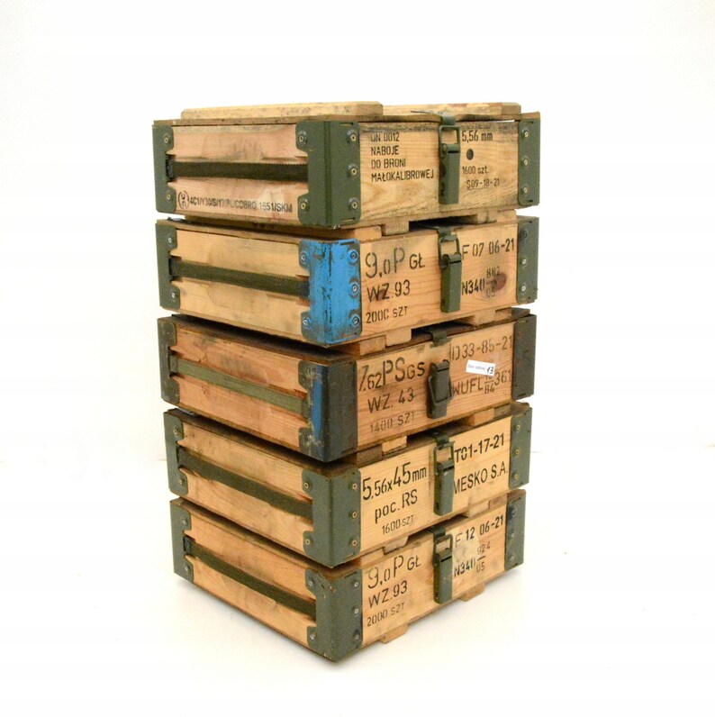 4 Industrial Store Boxes - Etsy