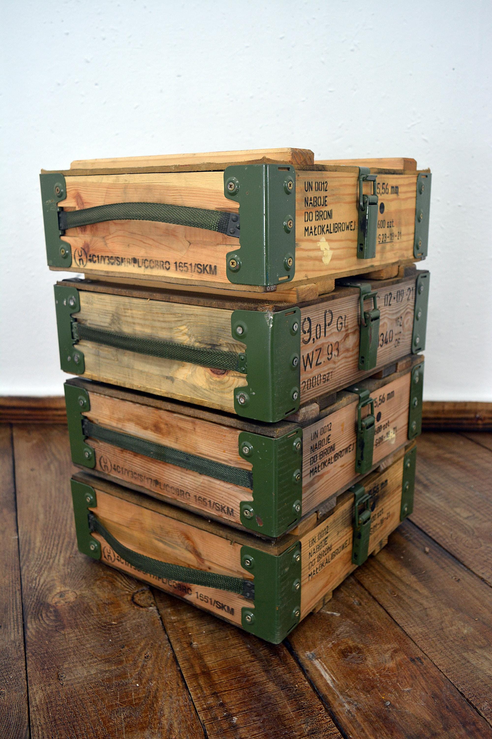 4 Industrial Store Boxes - Etsy