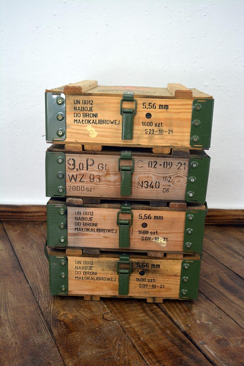 4 Industrial Store Boxes - Etsy