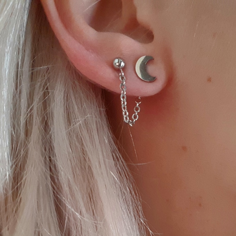 Double Piercing - Etsy