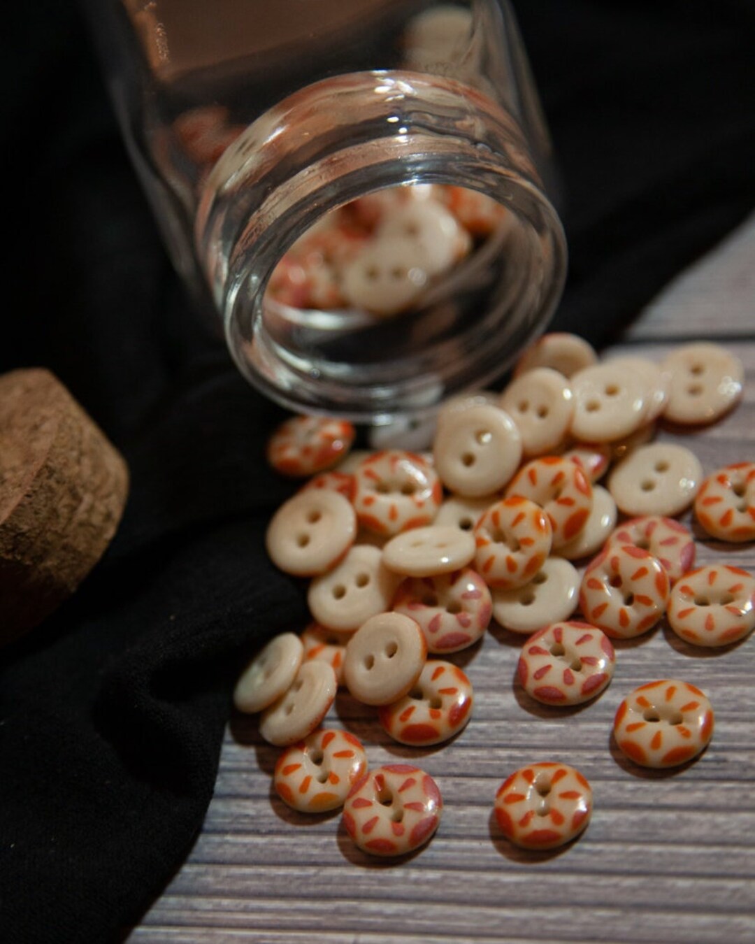 Antique China Stencil Buttons - Etsy