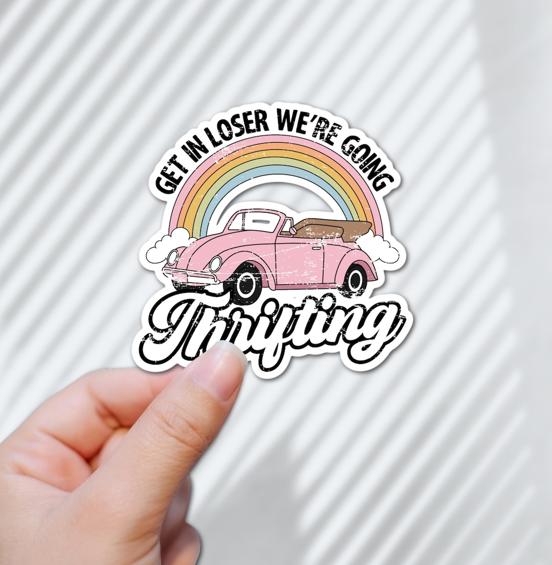Thrift Store Sticker / Gift for Thrifter / Retro Thrift Store Sticker ...