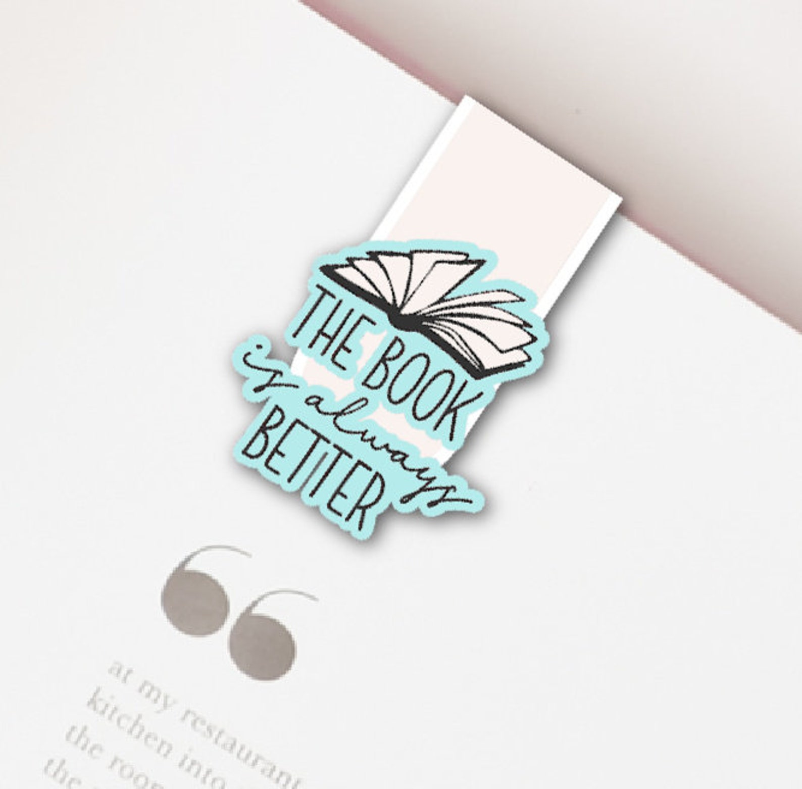 Magnetic Bookmark Set: Fun Book Lover Phrases - Etsy