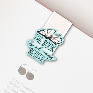 Magnetic Bookmark Set: Fun Book Lover Phrases - Etsy
