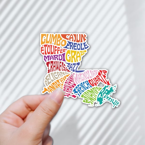 Louisiana Decal - Etsy