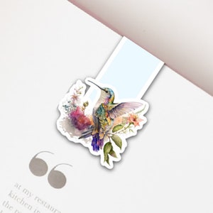 Hummingbird Magnetic Bookmark Set; Gift for Book Lovers; Gift for ...