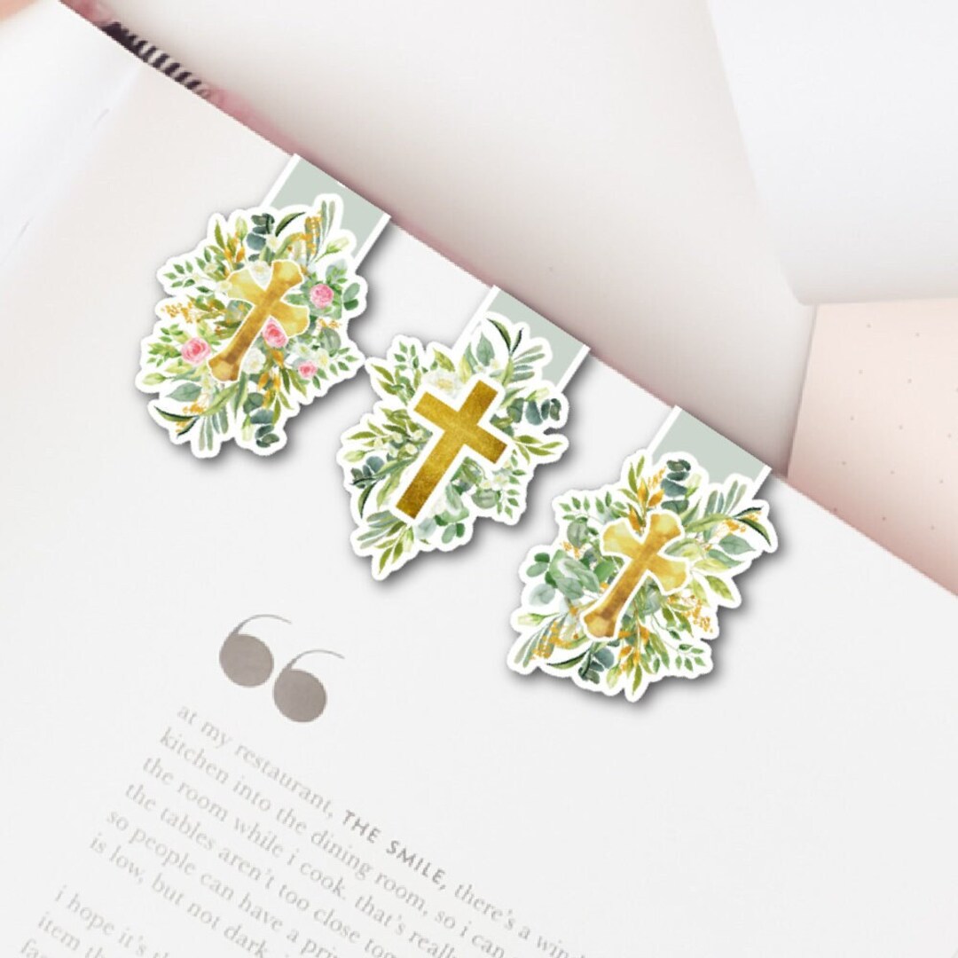Magnetic Bookmark Set for Christian Book Lovers; Unique Bookmarks ...