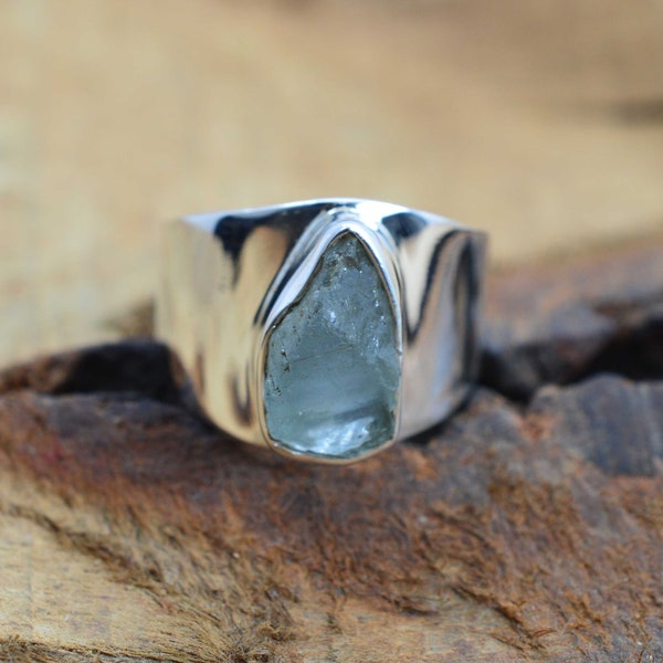 Rough Gemstone Ring - Etsy