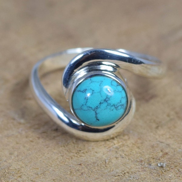 Blue Turquoise Ring - Etsy