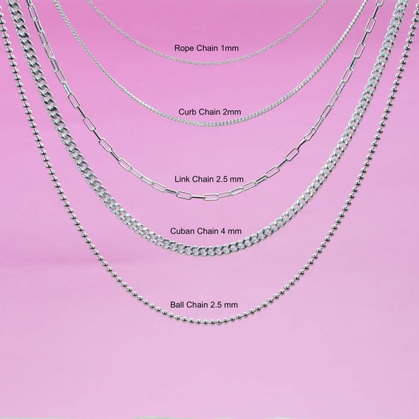 Silver Rope Chain - Etsy