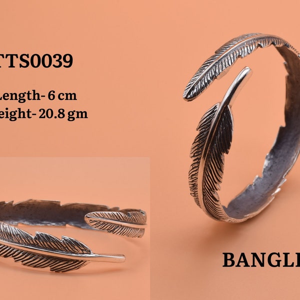 Feather Bangle - Etsy