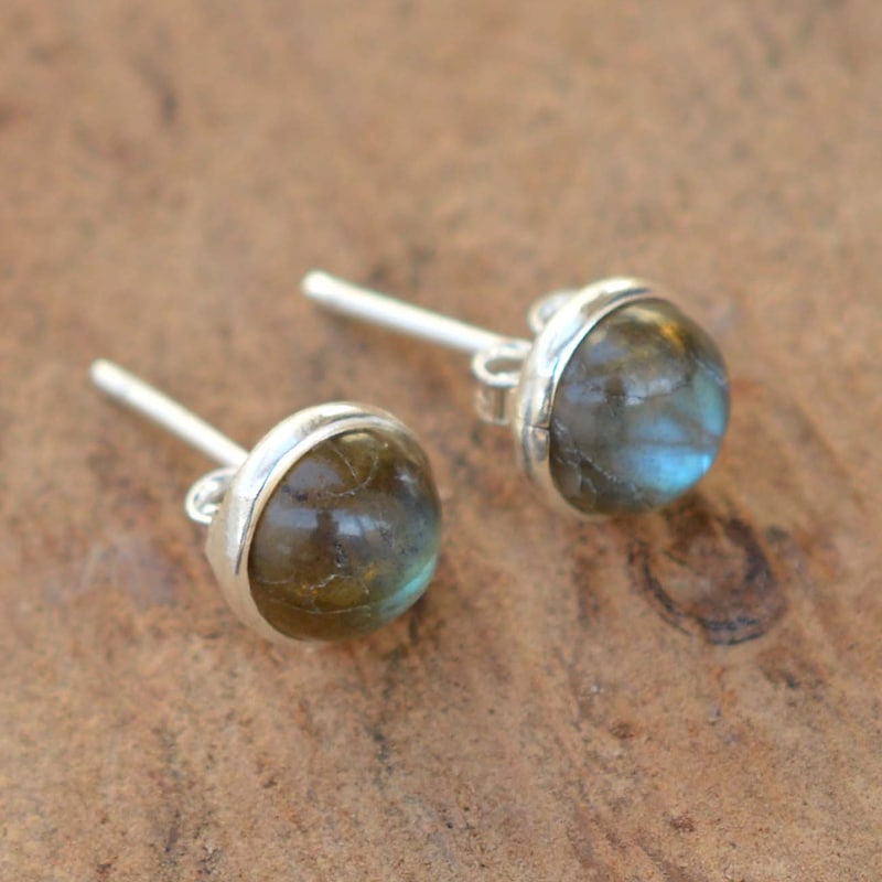 Silver Stud Earrings - Etsy