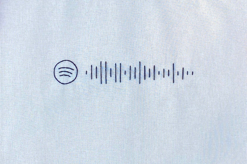 Custom Spotify Code Tote Bag, Embroidered Tote Bag, Custom Tote Bag ...