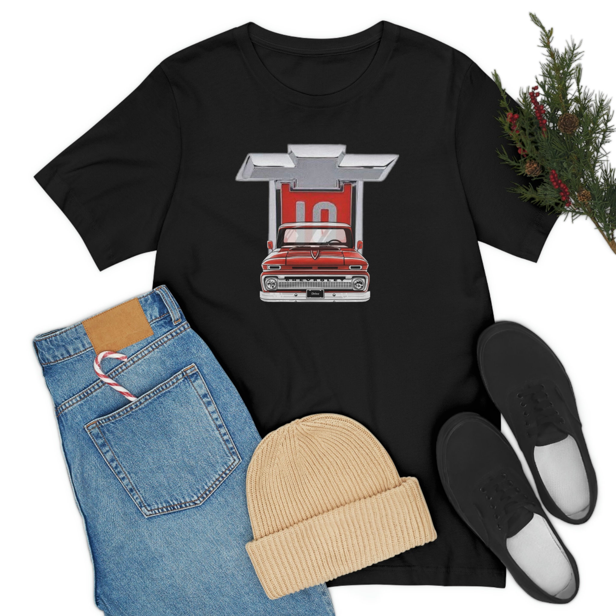 1963 Chevy C10 Truck, Chevy Emblem, Classic Truck, Custom T-shirt, Car ...