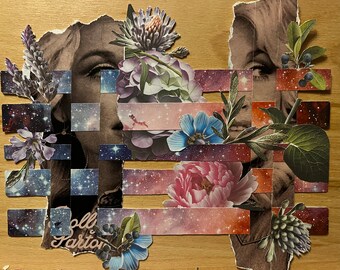 Medusa, Original Hand-cut Collage - Etsy