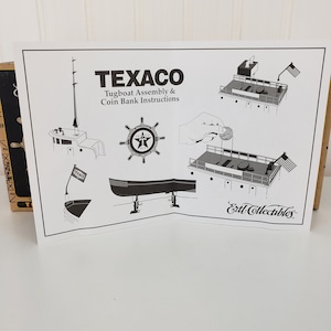 Texaco Fire Chief Tugboat, Ertl Die Cast Metal Replica, Texaco Tugs ...