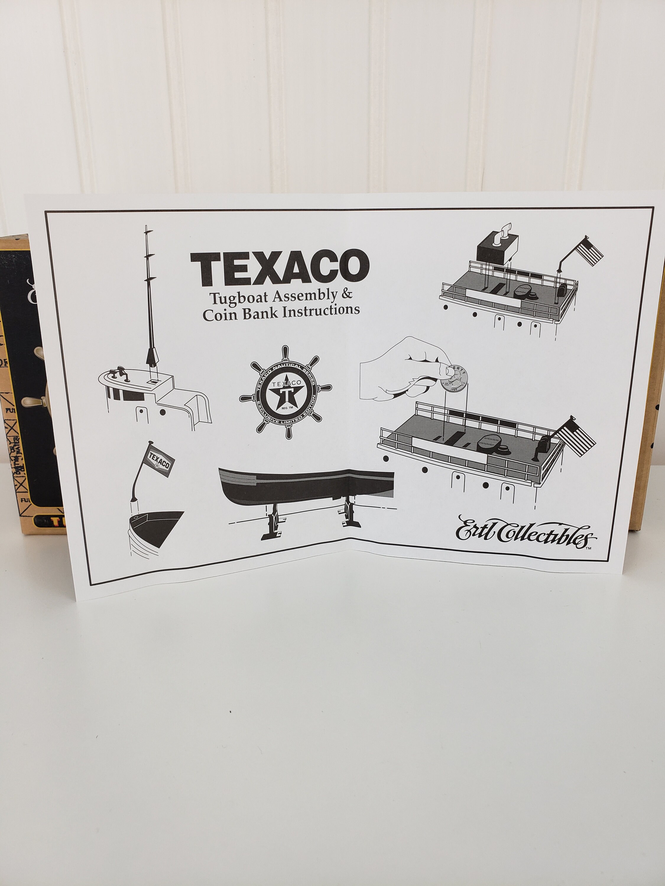 Texaco Fire Chief Tugboat, Ertl Die Cast Metal Replica, Texaco Tugs ...