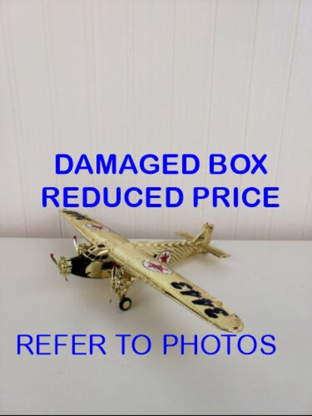 Wings of Texaco 1927 Texaco's First Plane Collector Edition, DAMAGED ...