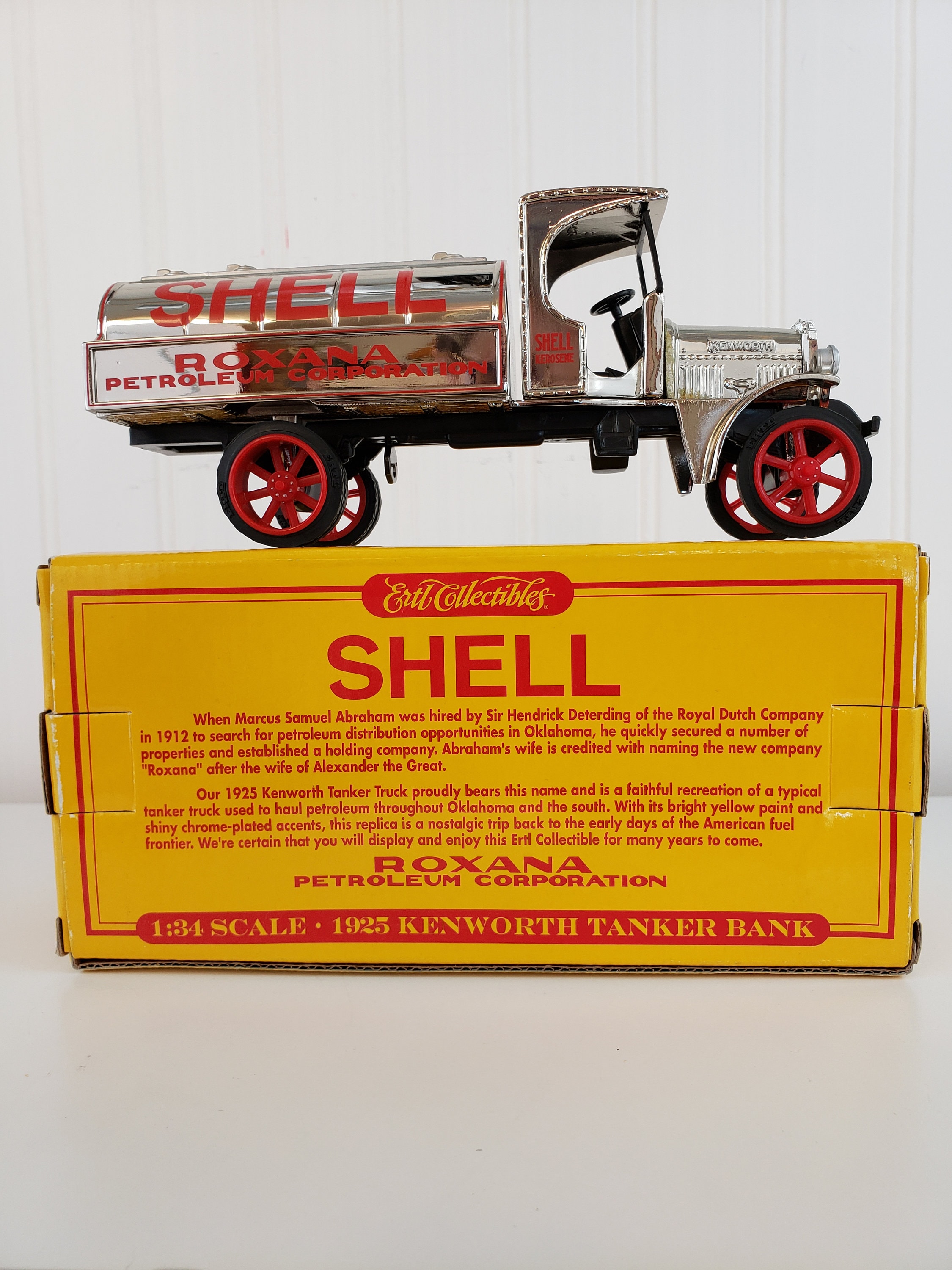 Shell 1925 Kenworth Tanker, Die Cast Metal Replica, Shell Collectibles ...
