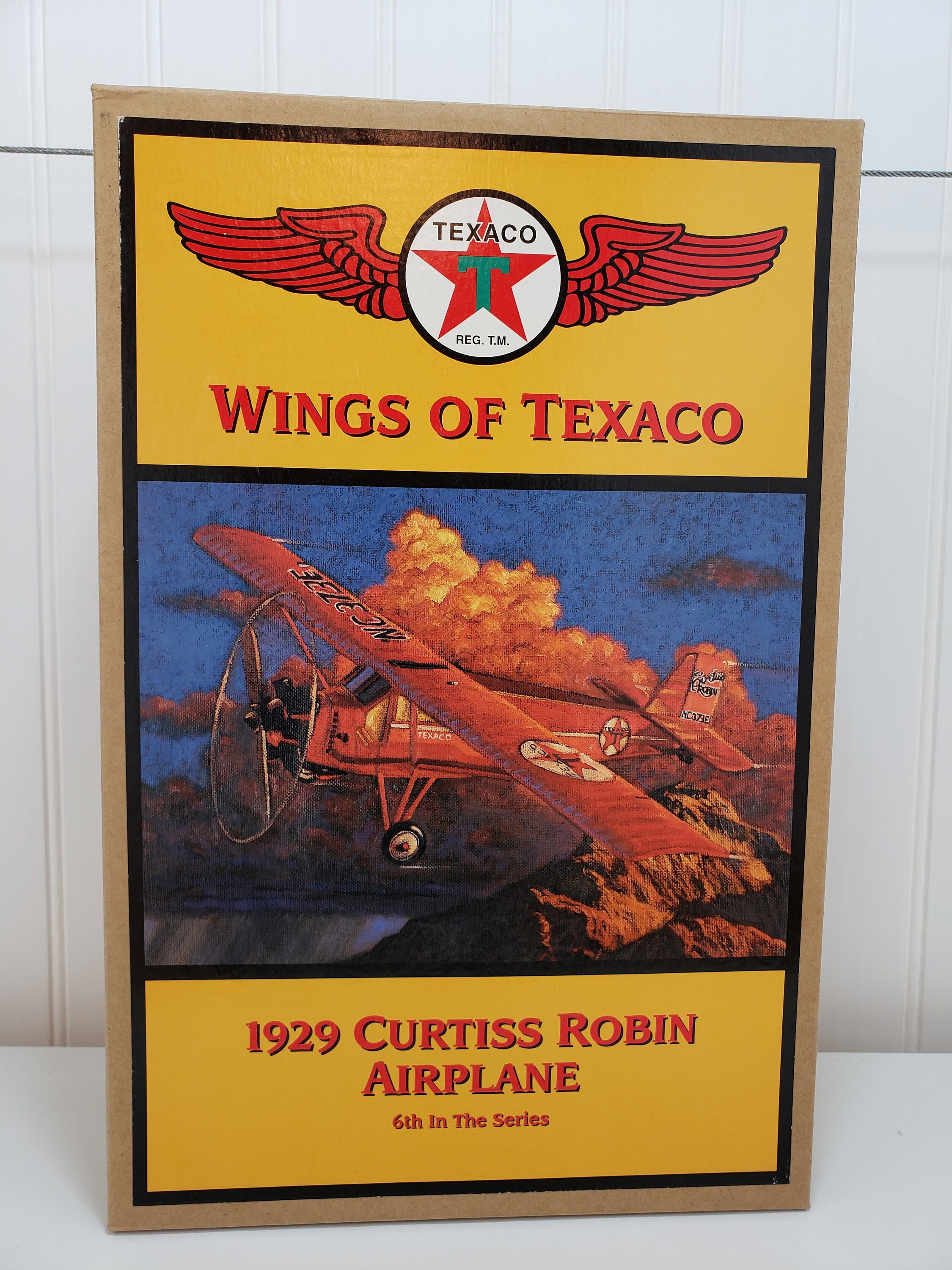 WINGS OF TEXACO 1929 Curtiss Robin, Ertl Die Cast Metal Replica, Texaco ...