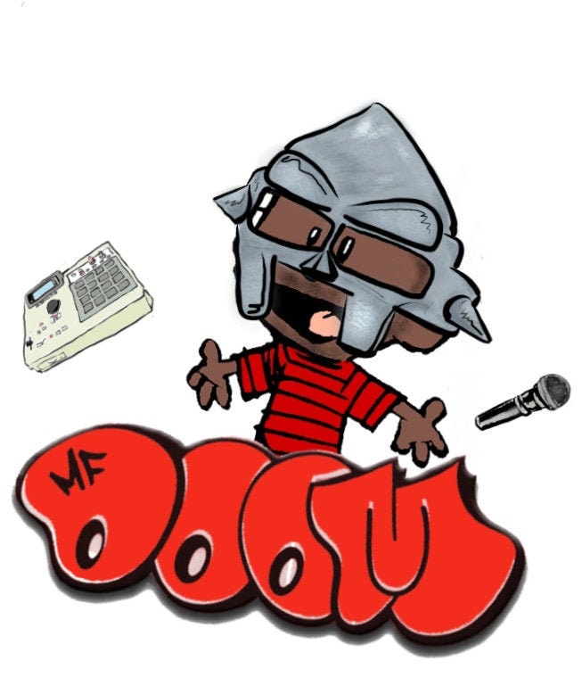MF DOOM art print | Etsy