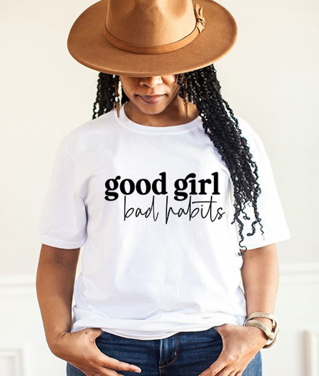 Good Girl Bad Habits Tee - Etsy
