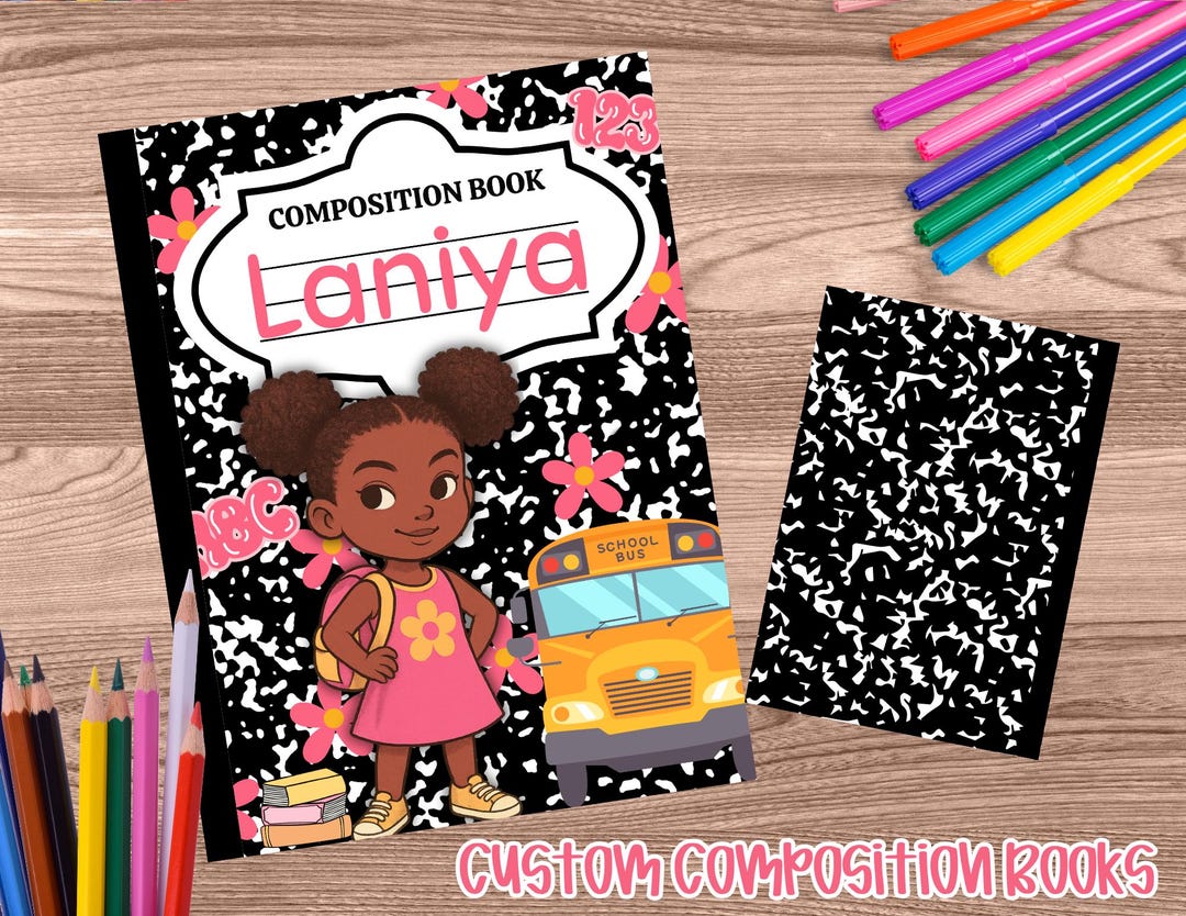 Custom Composition Notebook – Personalized With Name - Etsy