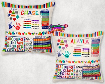 Learning Pillow, Educational Pillow, Sight Words Pillow, Home School ...