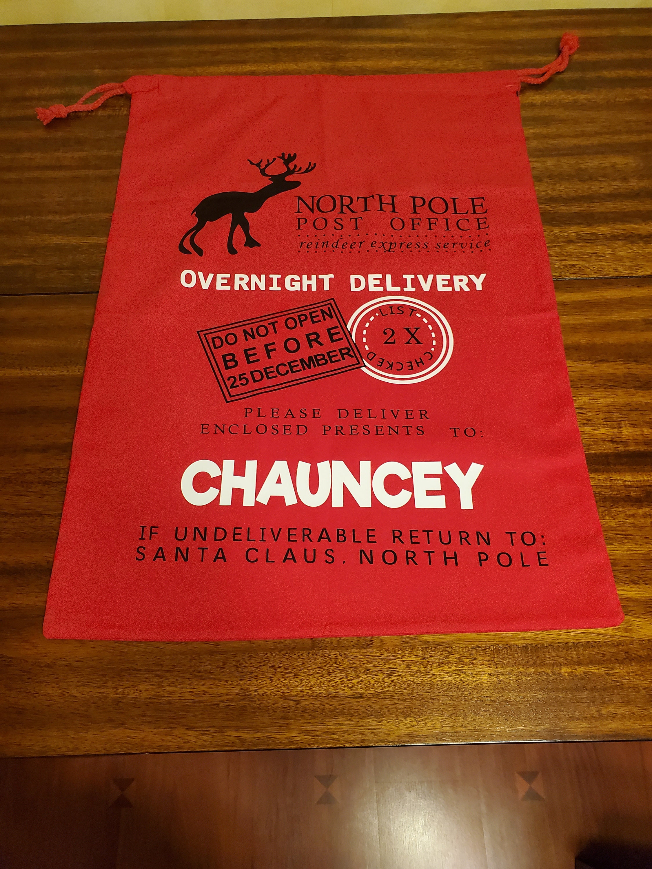 Christmas Gift Sacks. Santa Bags. Custom Santa Sacks. | Etsy