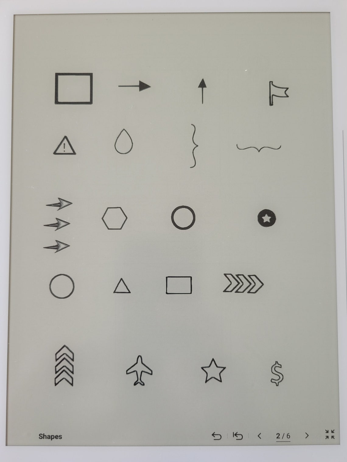 SUPERNOTE Visual Library : Stickers, Shapes, Lines and More and an ...