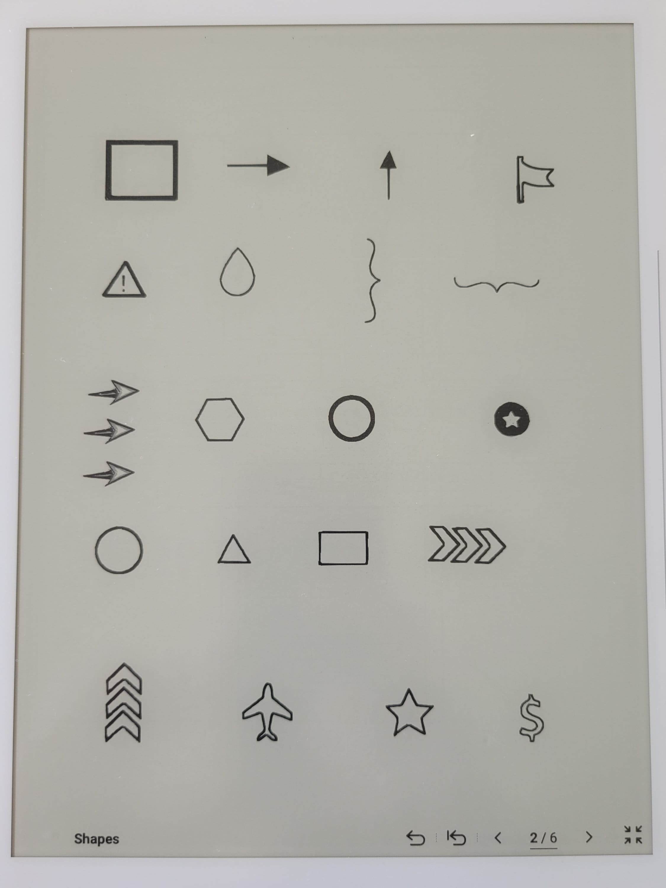 SUPERNOTE Visual Library : Stickers, Shapes, Lines and More! and an ...