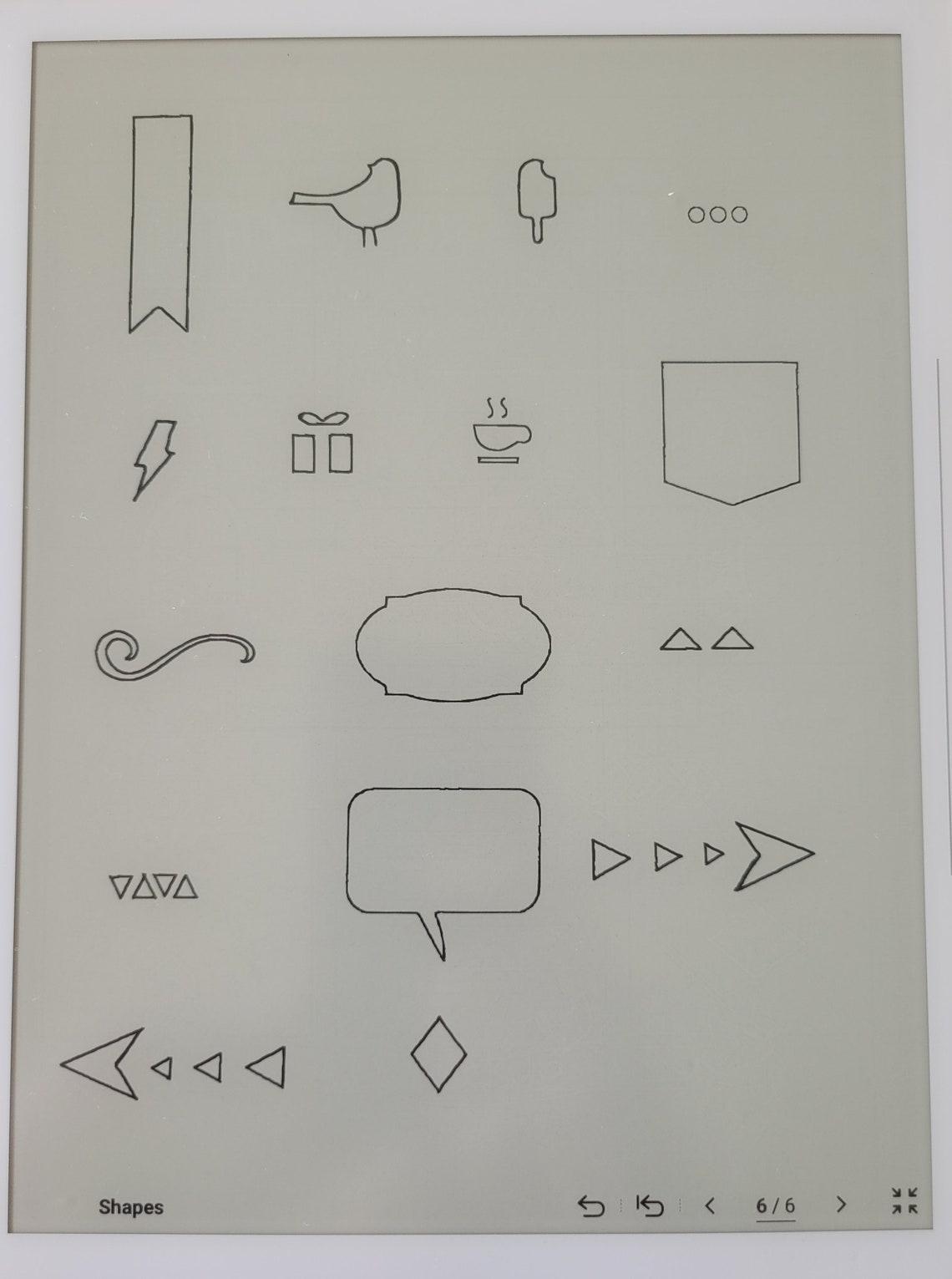 Supernote Visual Library: Stickers, Shapes, Lines + Note Covers (.note ...