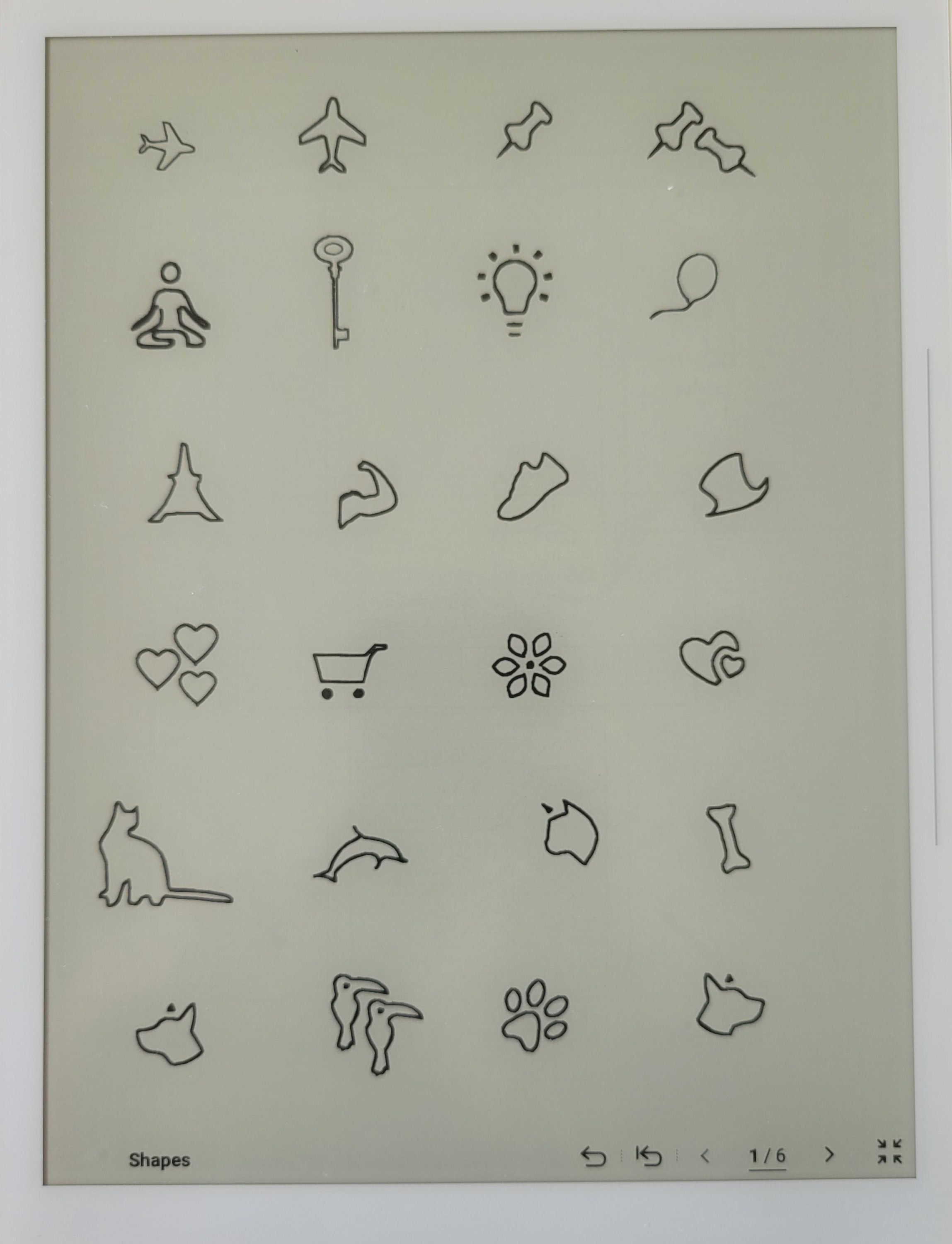 SUPERNOTE Visual Library : Stickers, Shapes, Lines and More! and an ...