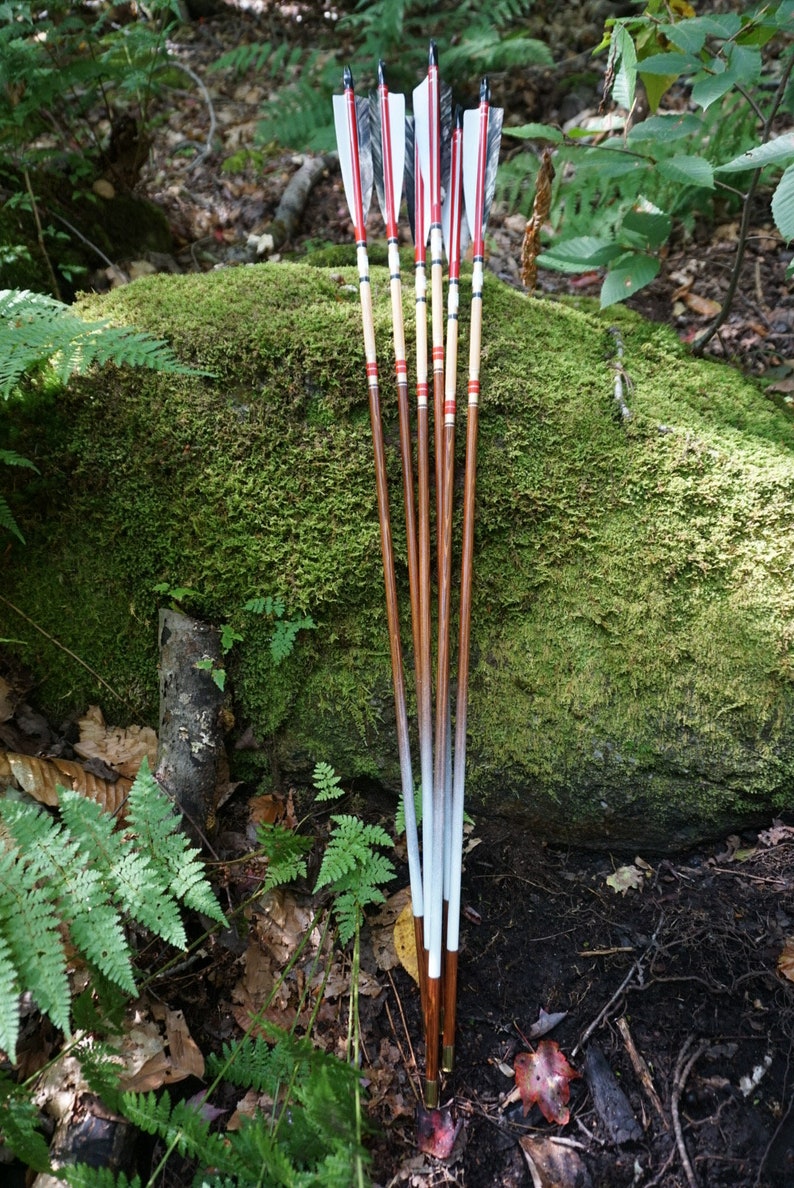 Wood Arrows - Traditional Wood Arrows for Archery - Longbow and Recurve ...