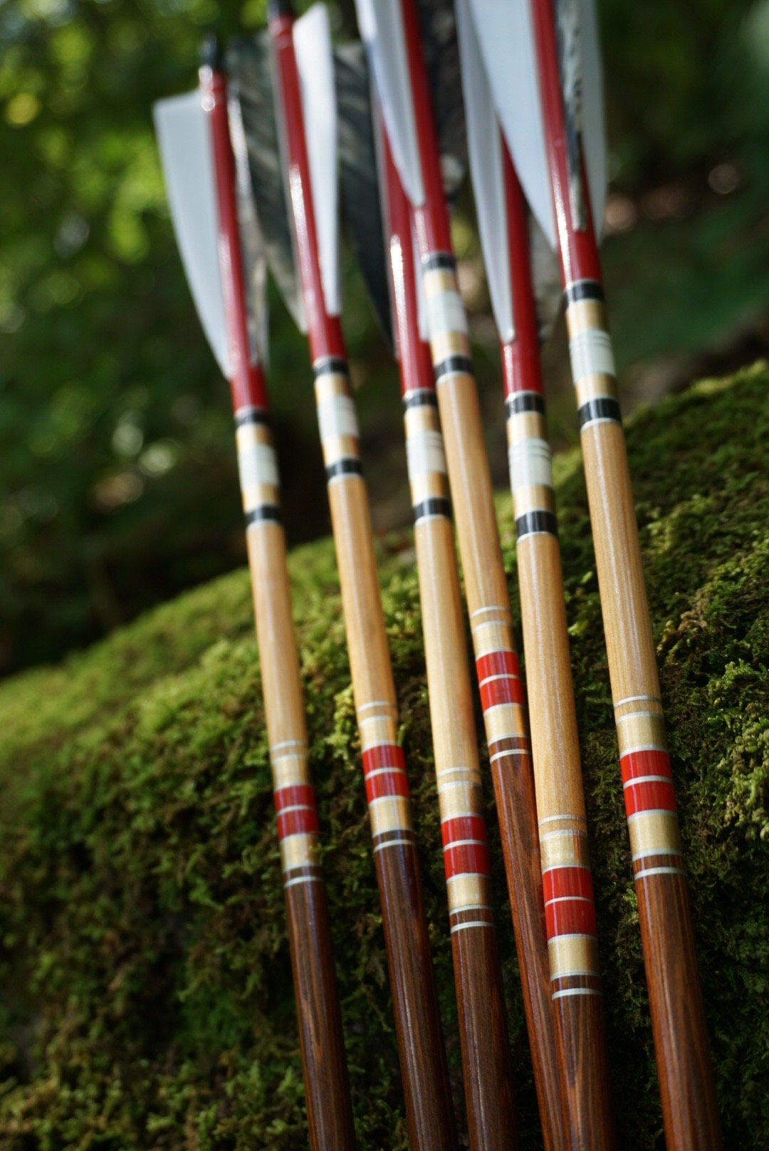 Wood Arrows Traditional Wood Arrows for Archery Longbow and Recurve - Etsy
