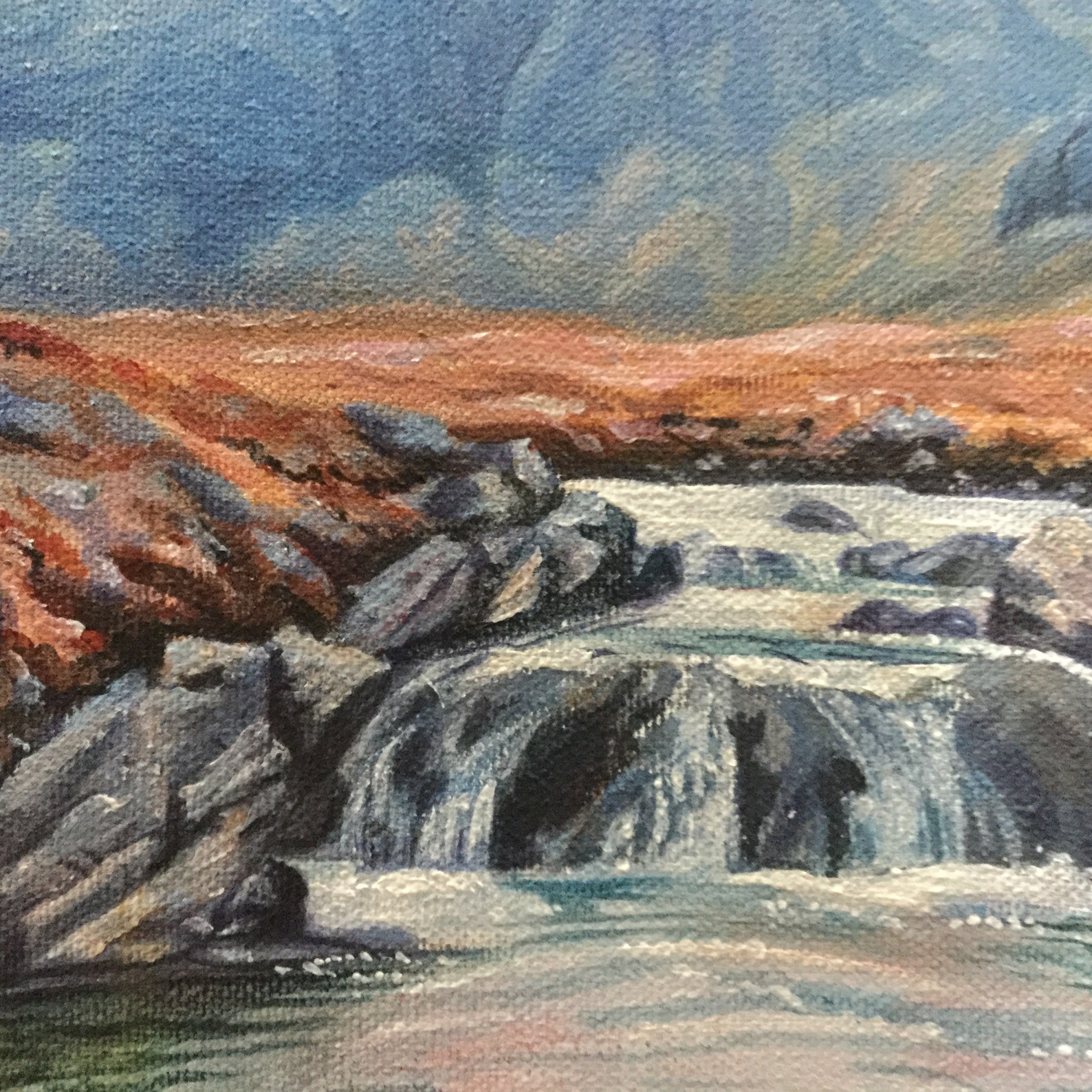 Original Painting . the Fairy Pools - Etsy UK