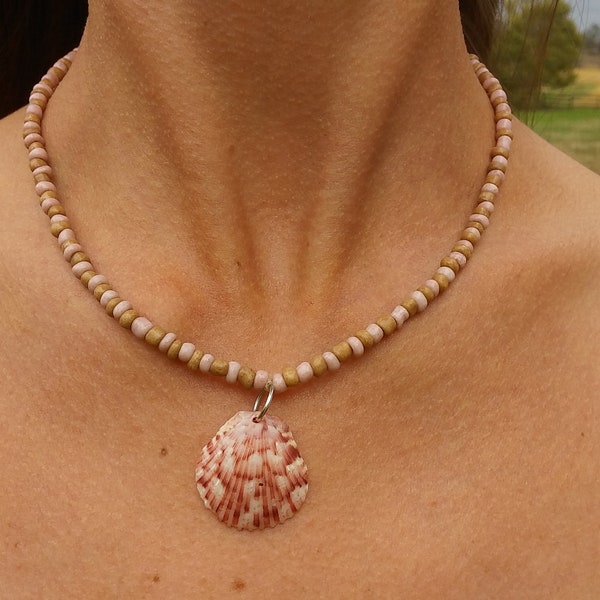 Sea Shell Necklace - Etsy