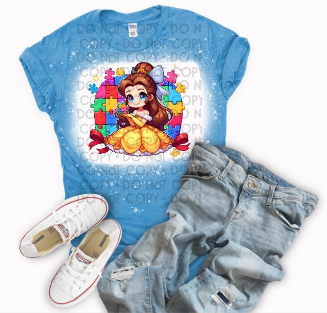 Belle Princess Autism Awareness Shirt - Etsy