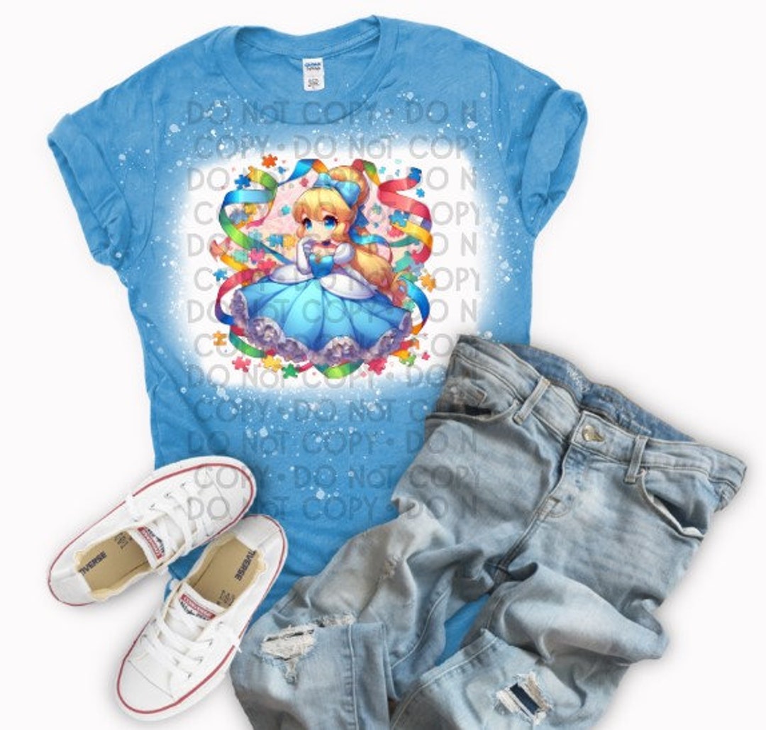 Cinderella Princess Autism Awareness Shirt - Etsy