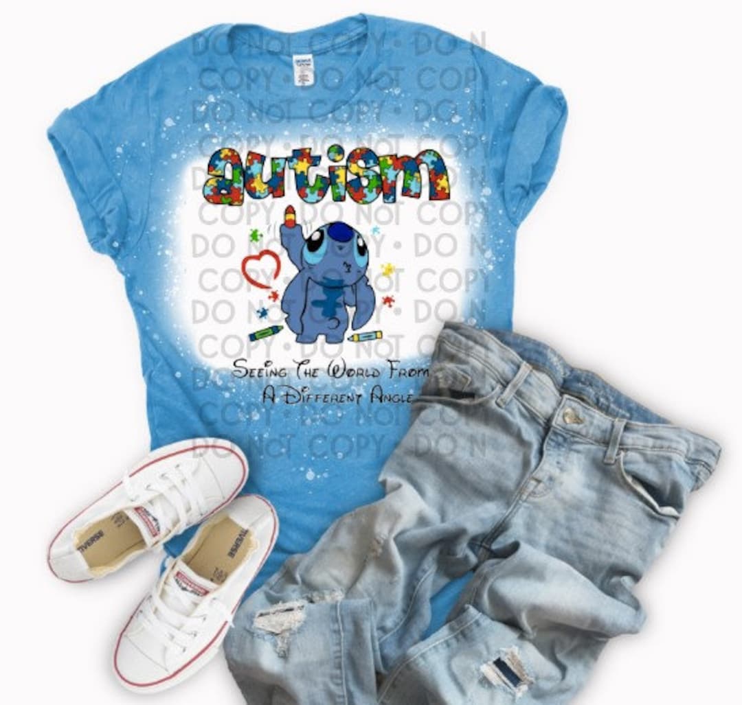 Stitch Autism Awareness Shirt - Etsy