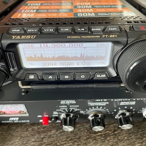 Ham Radio General Class Band Plan Sticker - Etsy