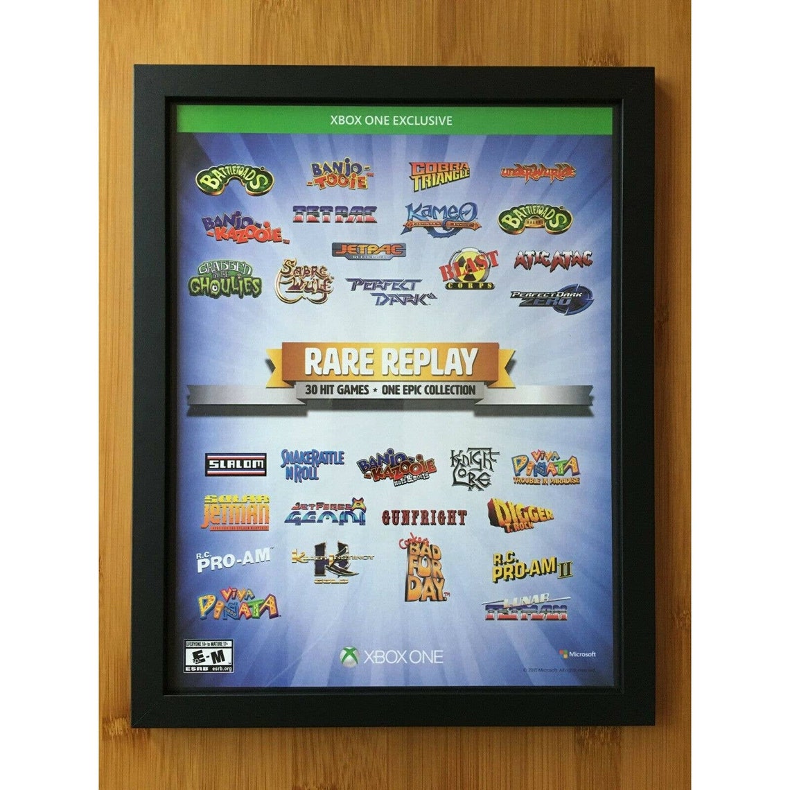 Rare Replay Framed Print Ad/poster Official Xbox One Art - Etsy