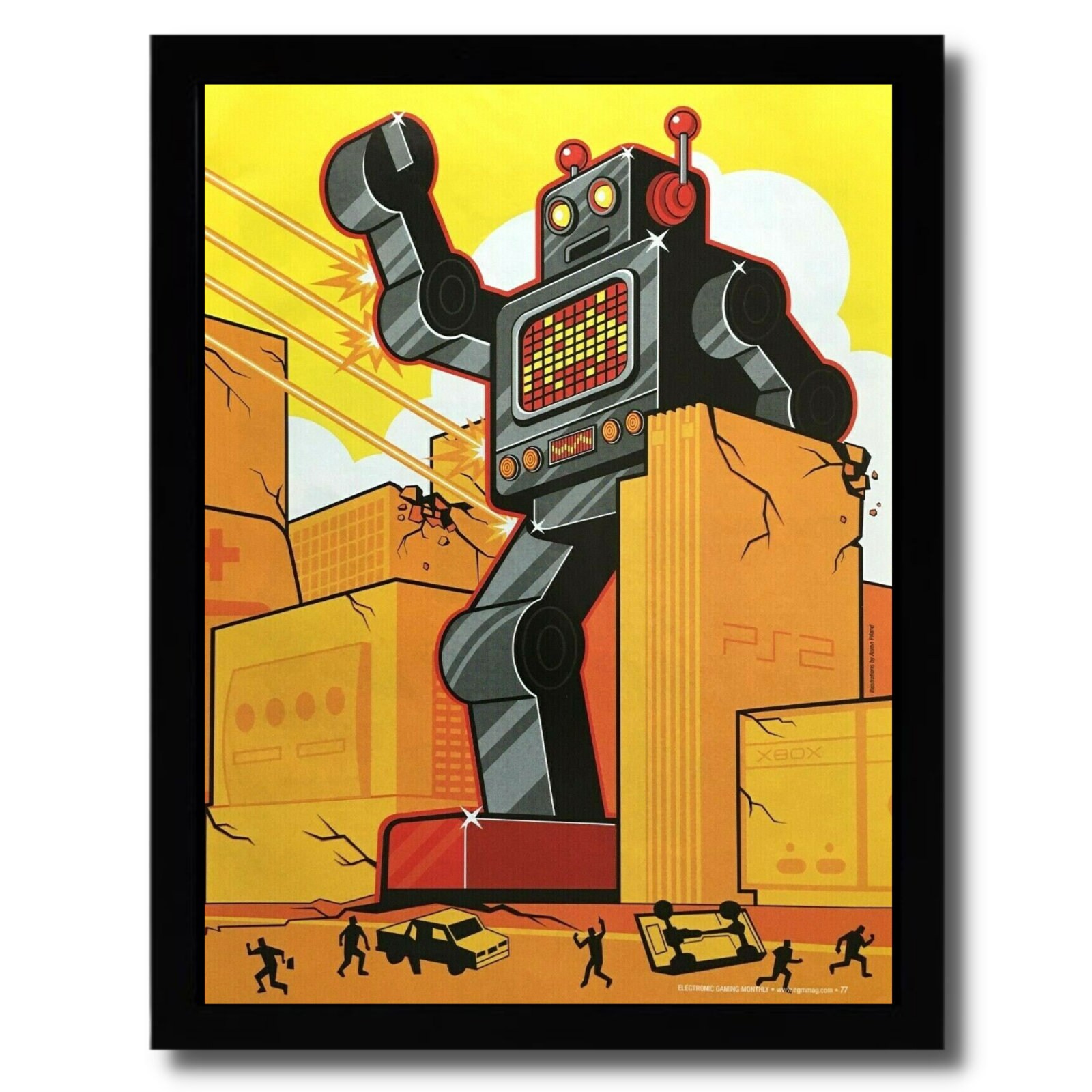 Retro Robot Poster
