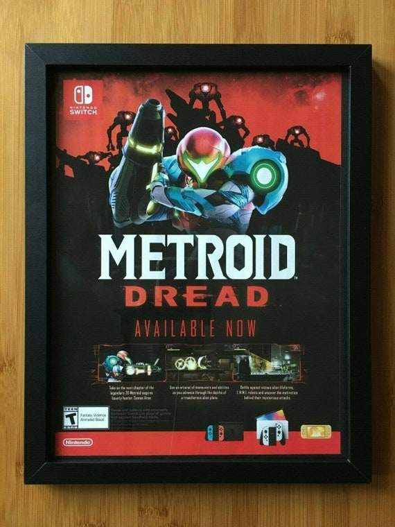 2021 Metroid Dread Framed Print Ad/poster Authentic Official | Etsy
