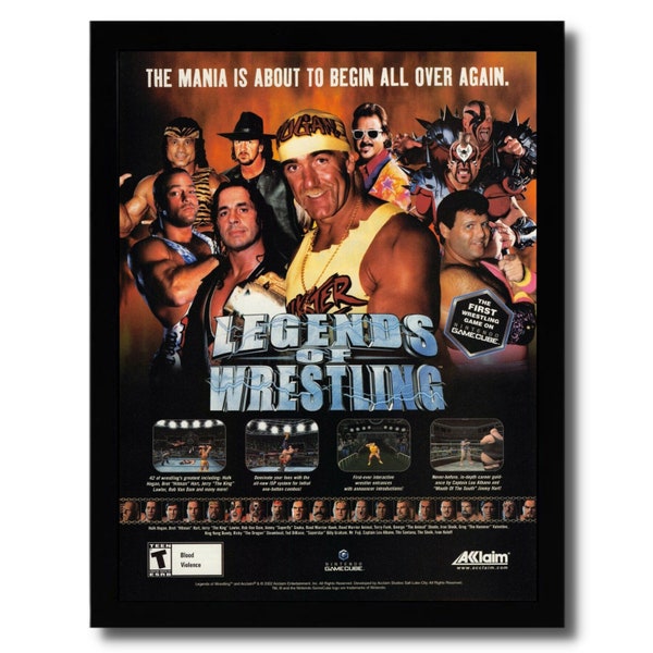 Wwf Wrestling Poster - Etsy