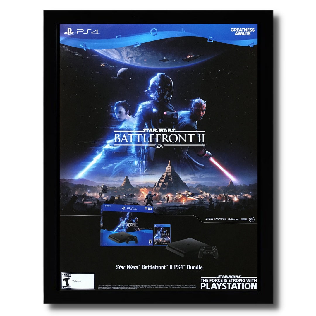 2017 Star Wars Battlefront II 2 Framed Print Ad/poster Official PS4 ...
